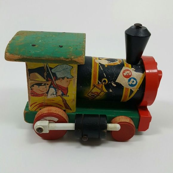 Fisher-Price | Toys | Vintage Fisher Price Golden Gulch Express Wood ...